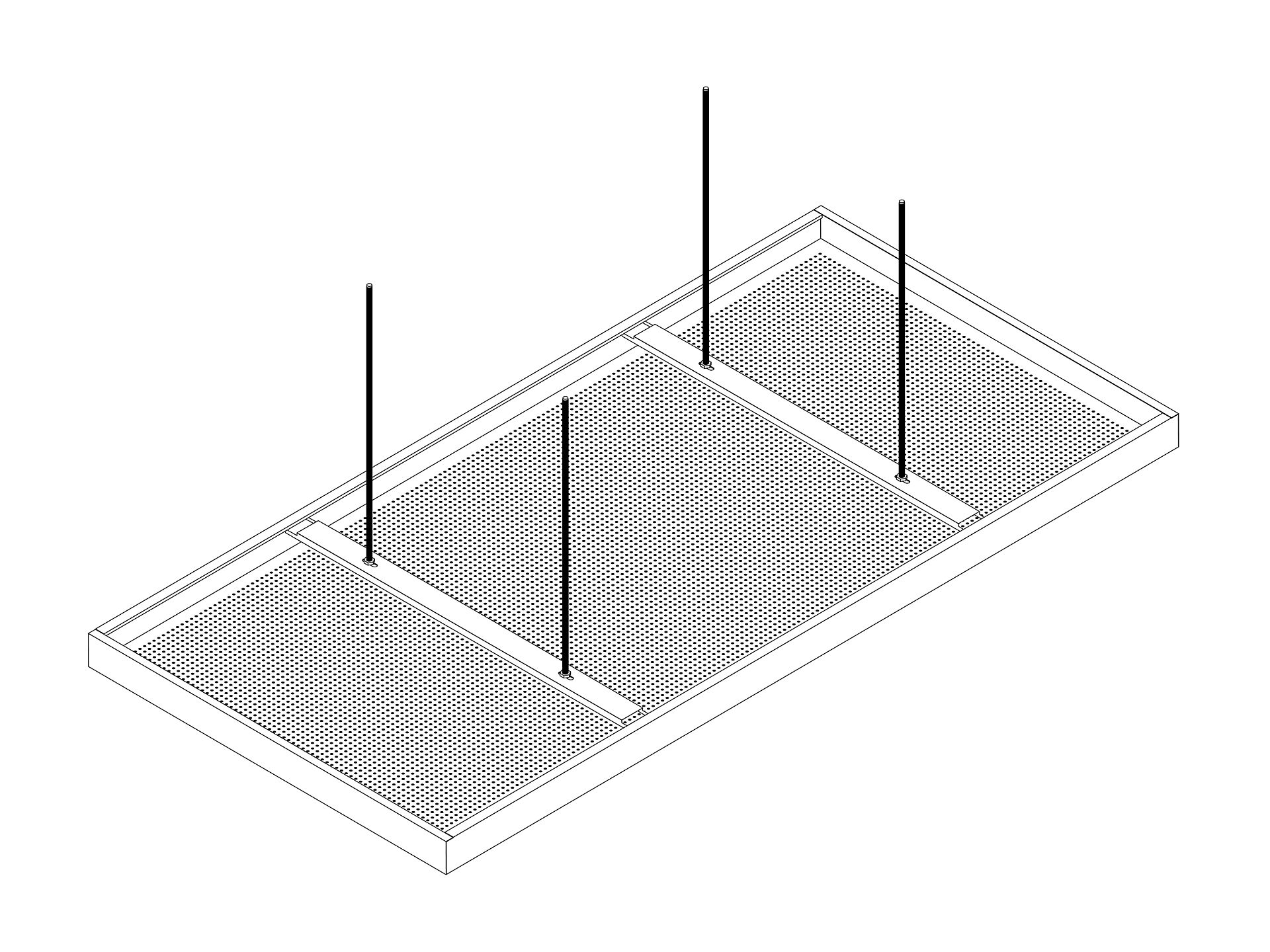 dur-SOLO raft ceiling made of metal | durlum GmbH